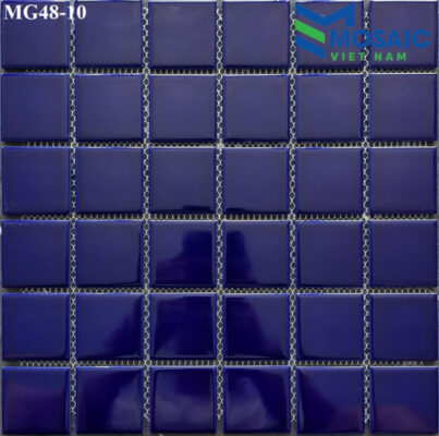 Gạch mosaic gốm men trơn MG48-10 - Gạch Ốp Lát Ngân Phát