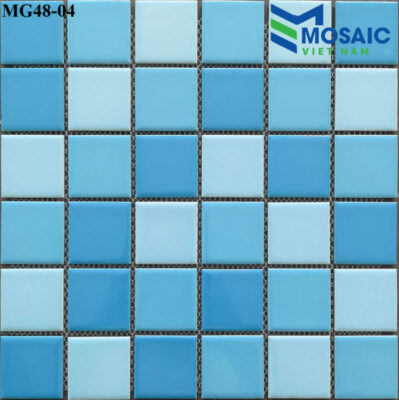 Gạch mosaic gốm men trơn MG48-4 - Gạch Ốp Lát Ngân Phát